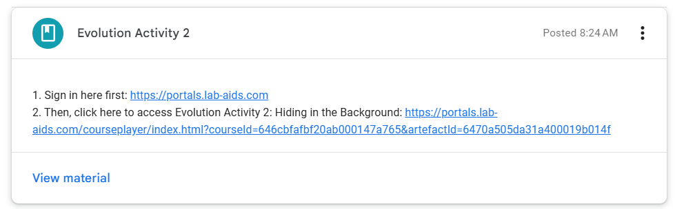 How to use Lab-Aids Portal with Google Classroom | Lab Aids